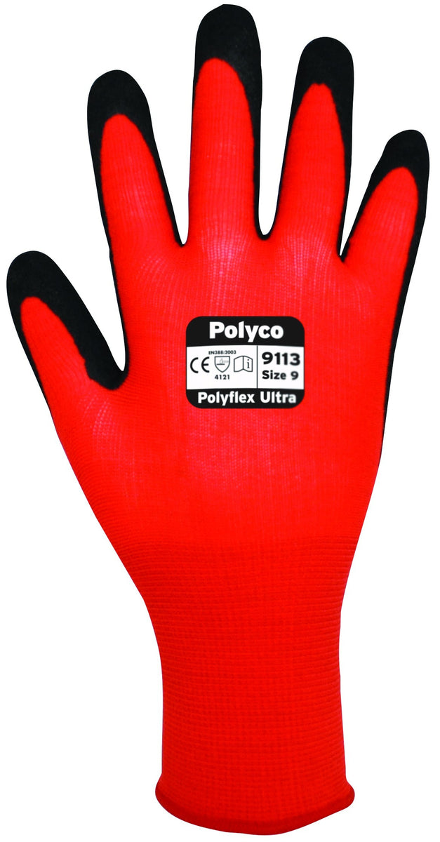 Polyco Polyflex 911 Ultra PC Foam Nitrile Glove EN288 4.1.2.1 – JBS Group